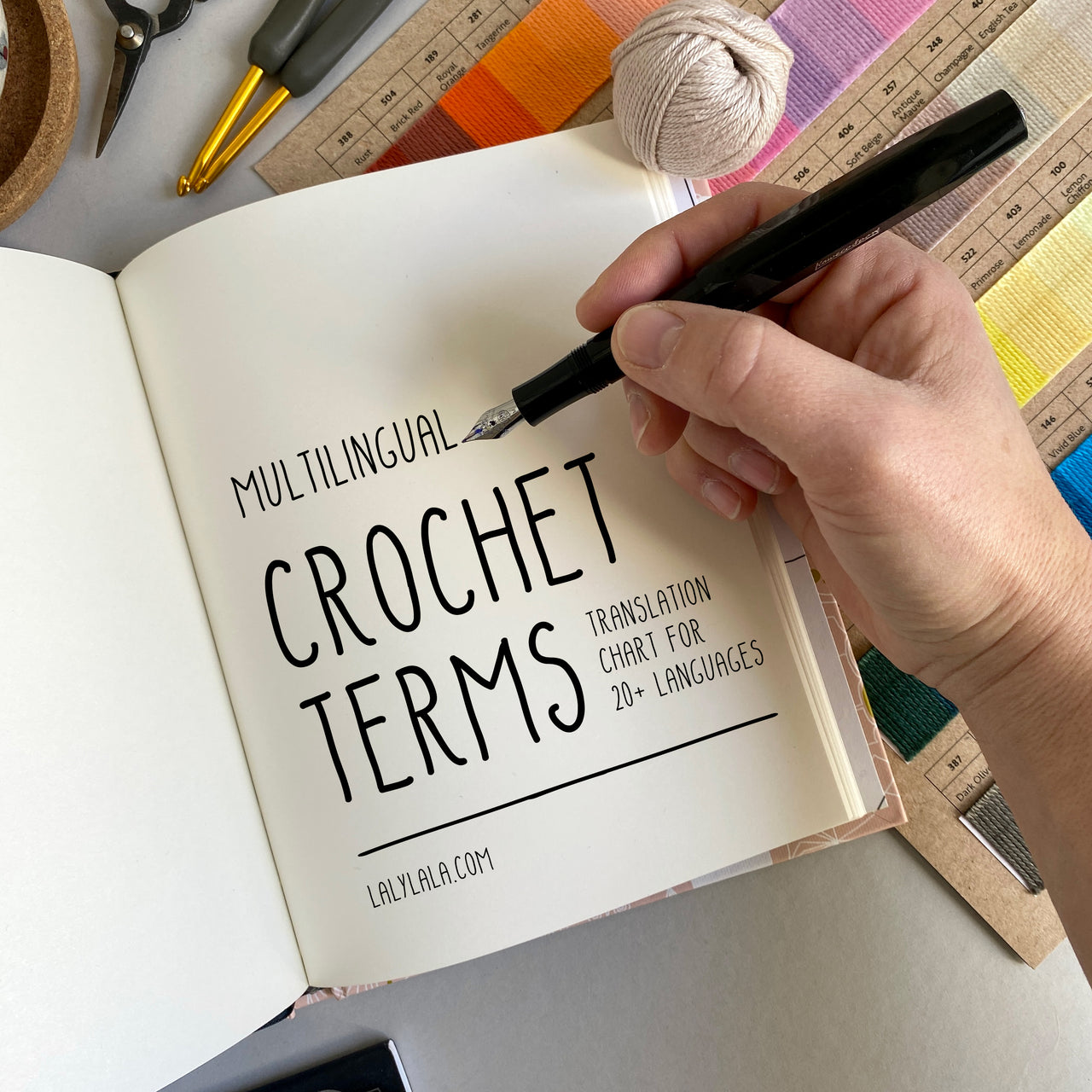 Multilingual Translation Chart for Crochet Terms – Lalylala Amigurumi