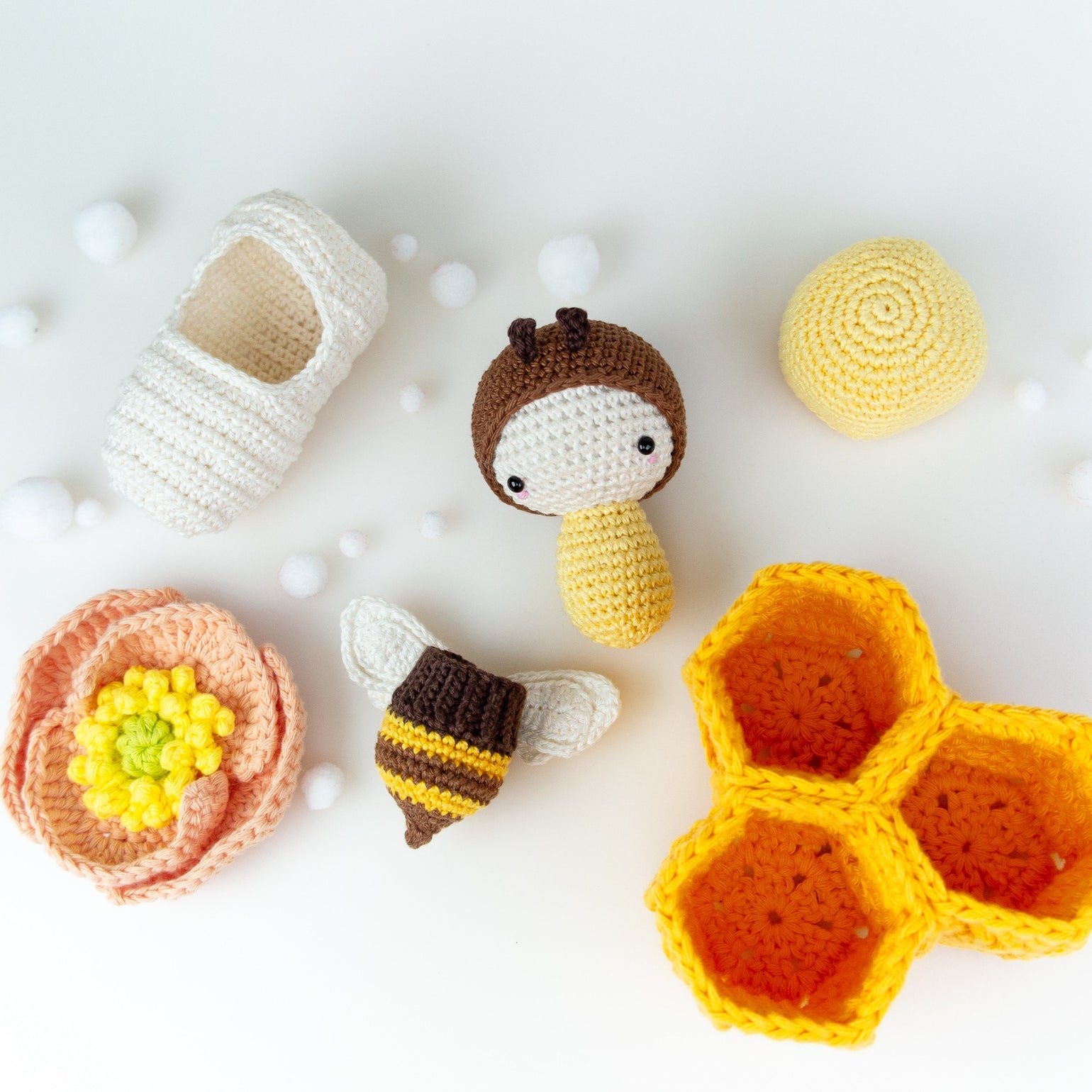 Amigurumi Crochet Pattern . Honey Bee Life Cycle – Lalylala Amigurumi