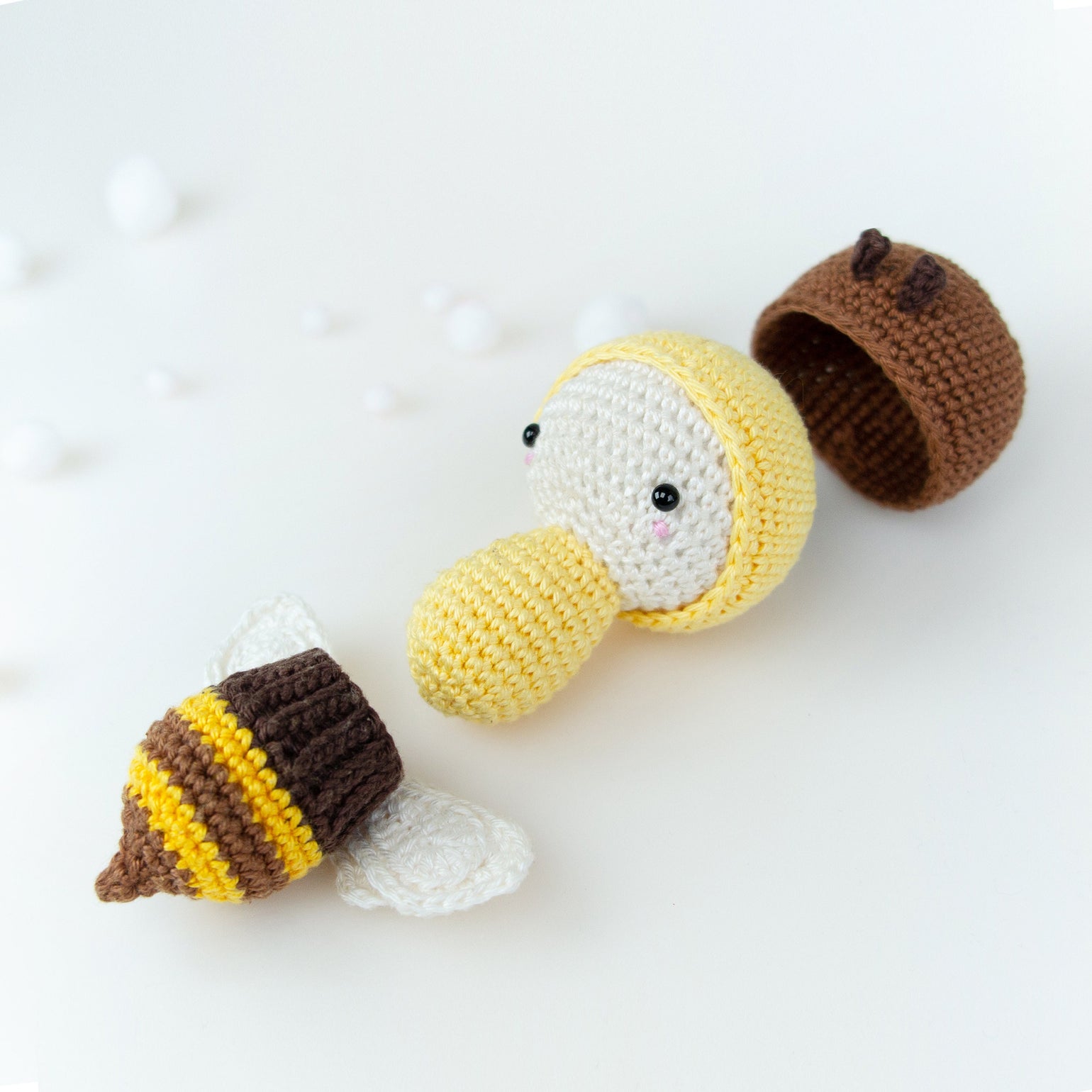 Amigurumi Crochet Pattern . Honey Bee Life Cycle – Lalylala Amigurumi