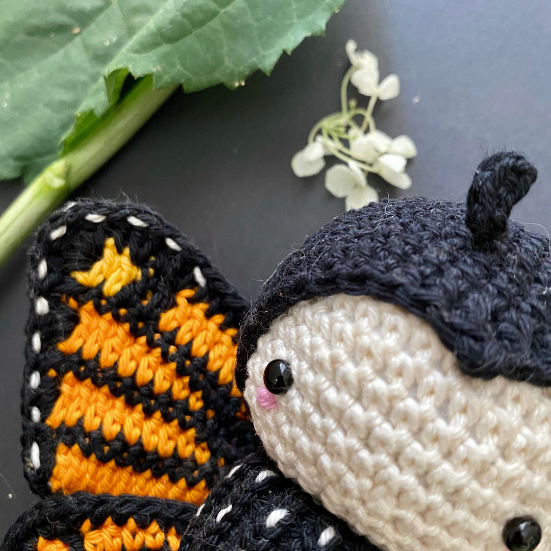 Amigurumi Crochet Kit . Monarch Butterfly – Lalylala Amigurumi